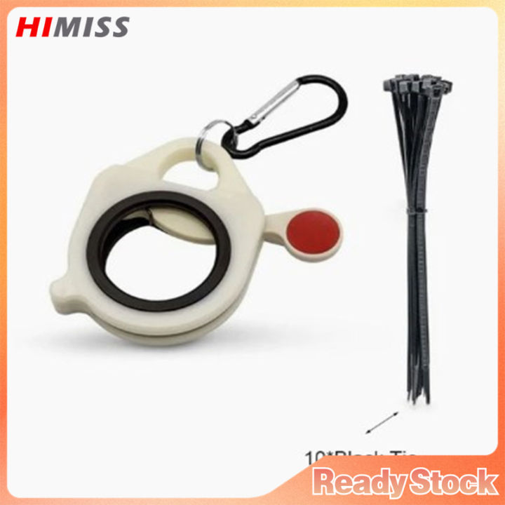 HIMISS Zip Tie Organizer Holders With 10 Pcs Black Cable Ties 38mm ...