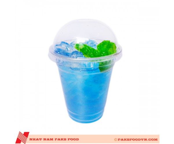 Mô hình ly soda blue 700ml - 400ml - Mô hình thức uống, mô hình trà sữa ...