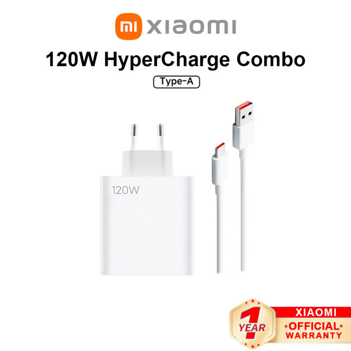 Xiaomi Global Version 120W HyperCharge Combo (Type-A) | Lazada PH