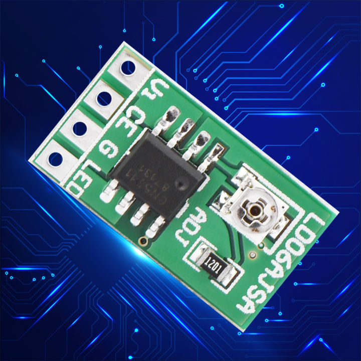 DC 3.3V 3.7V 5V LED Driver 30-1500mA Constant Current Adjustable Module ...