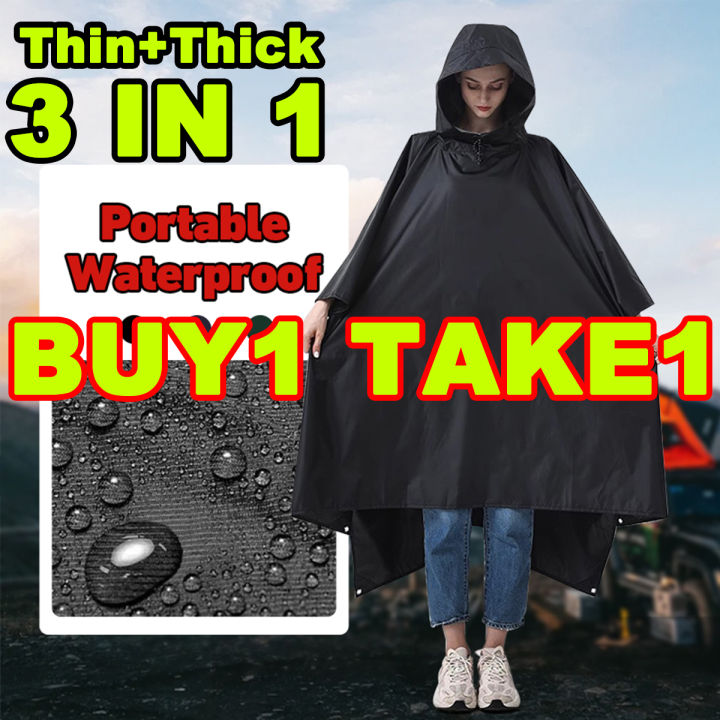 Free Shipping BUY 1 TAKE 1 Poncho Raincoat Waterproof For Women Kapote ...
