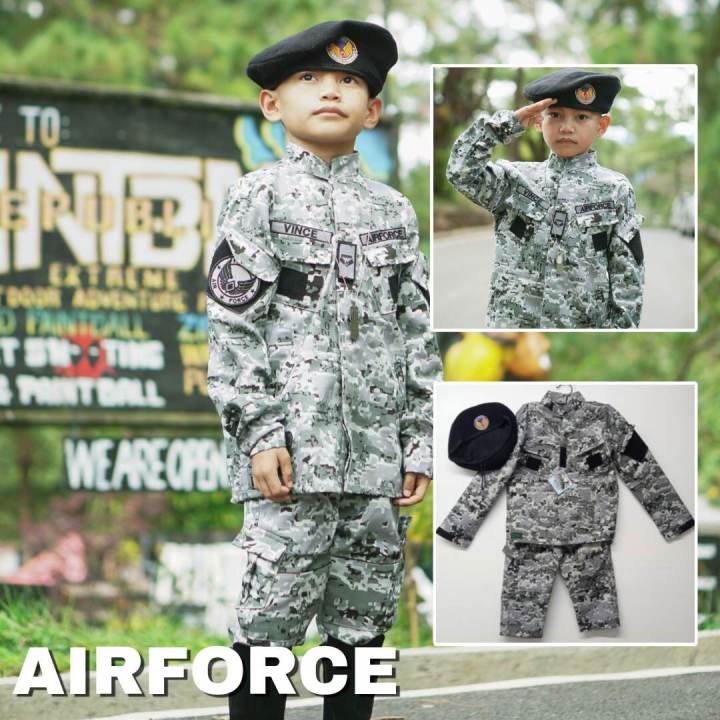 PAF AIRFORCE UNIFORM KIDS BABY CAREER COSTUME | Lazada PH
