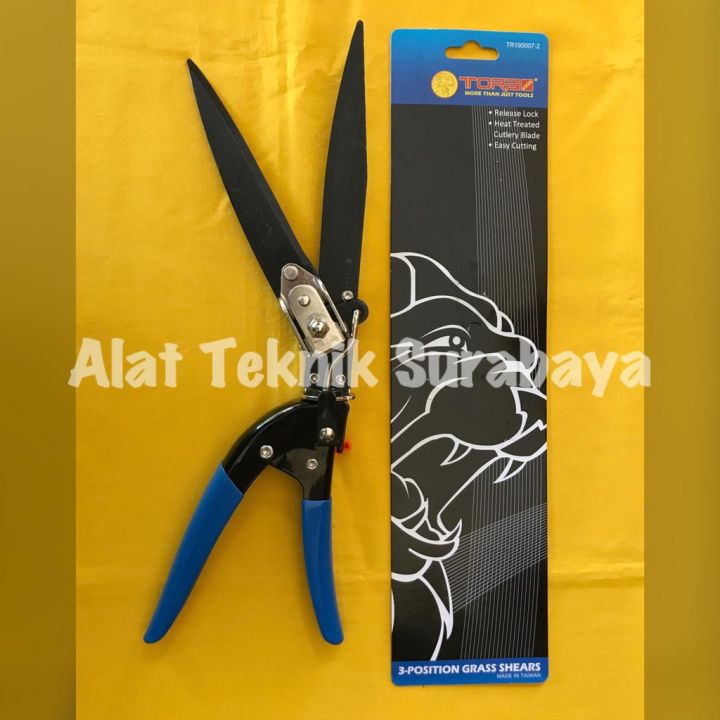 GUNTING RUMPUT 3 POSISI TORA / TIGA THREE POSITION GRASS SHEAR MODEL ...