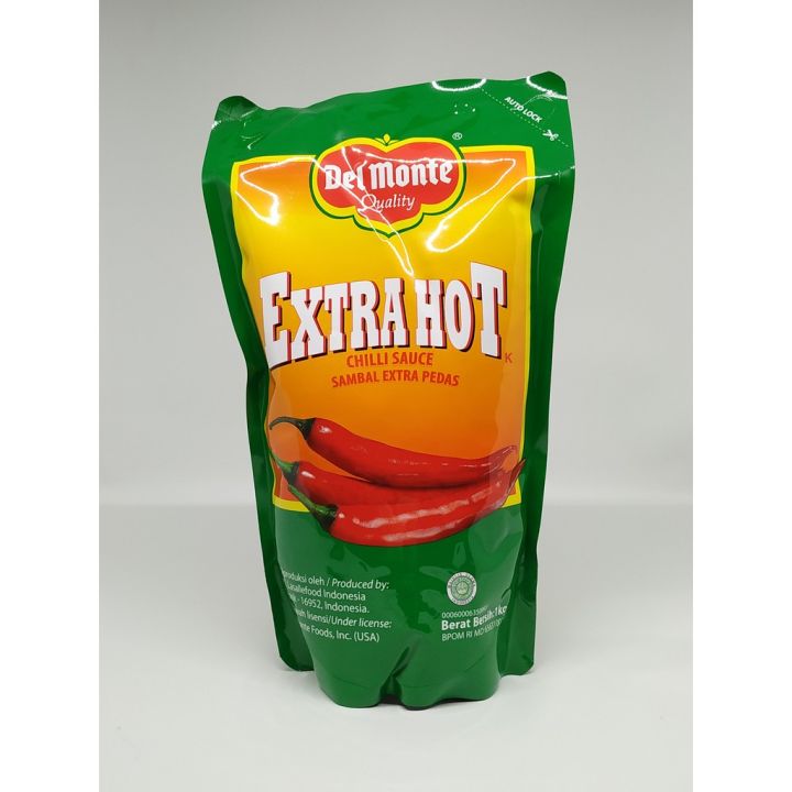 Del Monte Extra Hot 1kg DelMonte Chili Sauce Sambal Extra Pedas ...