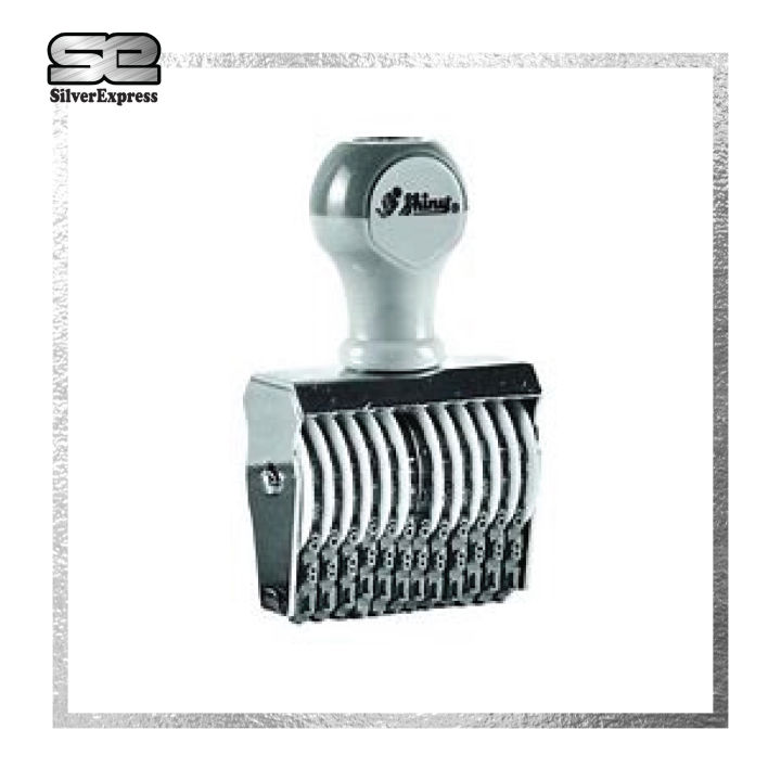 NUMBERING STAMP 12 BAND / 3MM / 4MM / 5MM / 12 DIGIT NUMBER STAMP ...