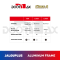 DOORMAX Jalouplus CLASS A Aluminum Jalousie Window Frame (Analok ...