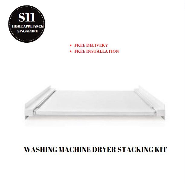 Washing Machine / Dryer Stacking Kit with Sliding Shelf *INSTALLATION ...