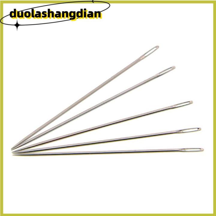[Duola] 25PCS High Hardness Stainless Steel Sewing Needle Cross Sewing ...