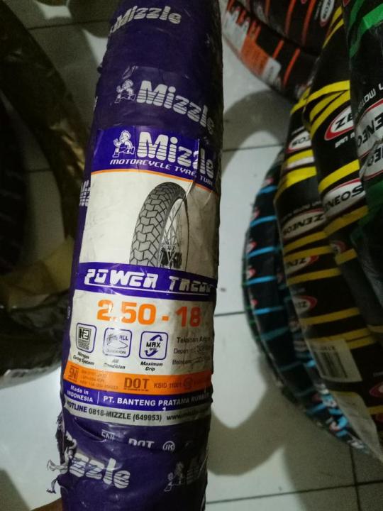 Ban Mizzle 250-18 Power Tread Tanpa Ban Dalam | Lazada Indonesia