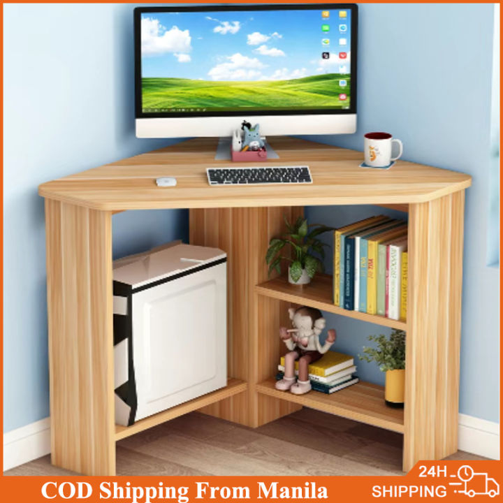 Bedroom Corner Computer Table Triangle Table Modern Student Writing ...