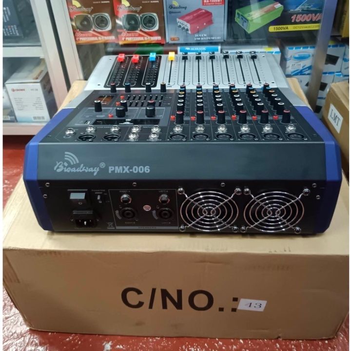 Broadway Powered Mixer PMX-006 6 Channel | Lazada PH