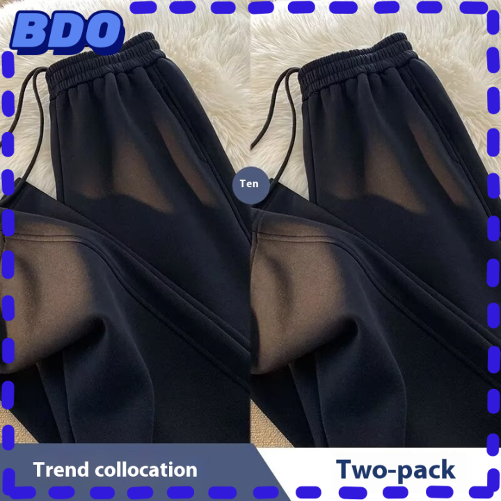 BDO กางเกงขายาวผู้ชายสไตล์อเมริกัน สวมใส่สบาย แบบหลวม เทรนดี้สไตล์สตรีท ...