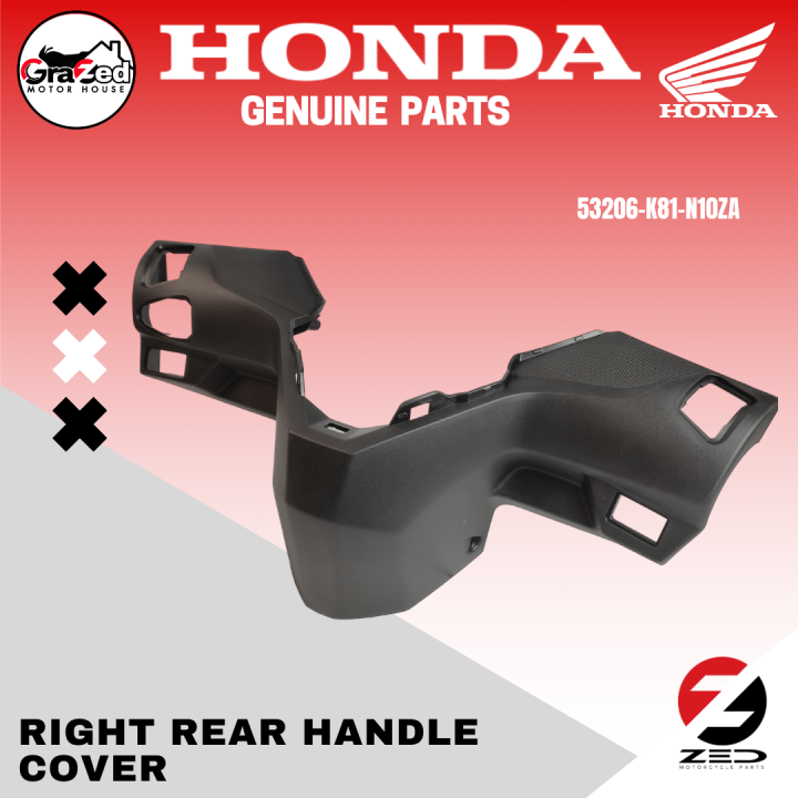 REAR HANDLE COVER 4 & 5 HOLES for Honda Beat FI V2 / Beat Street HONDA ...