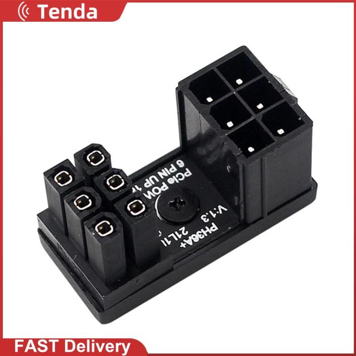 Turn Connector 8 Pin Power Adapter Board 180 Degree Angle GPU Power Connector for PC Computer ...
