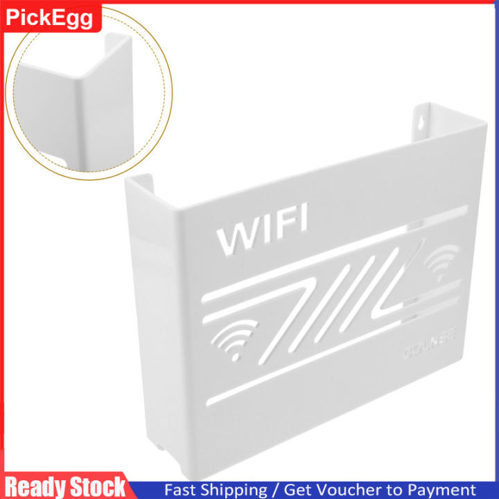 Pickegg [New] Monitor Stand Wall Mount Tv Bracket Security Wifi Router ...