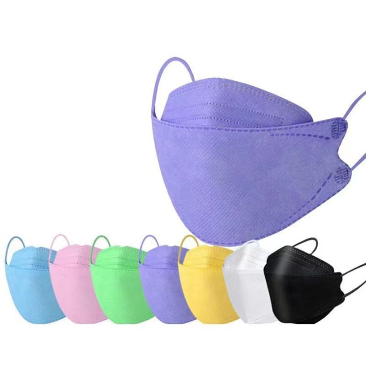 10PCS KF94 Mask 4-Layer Non-Woven Protective Filter 3D Korean Mask ...