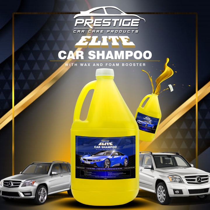 Prestige ELITE Car Shampoo w/ Wax and Foam Booster | Lazada PH