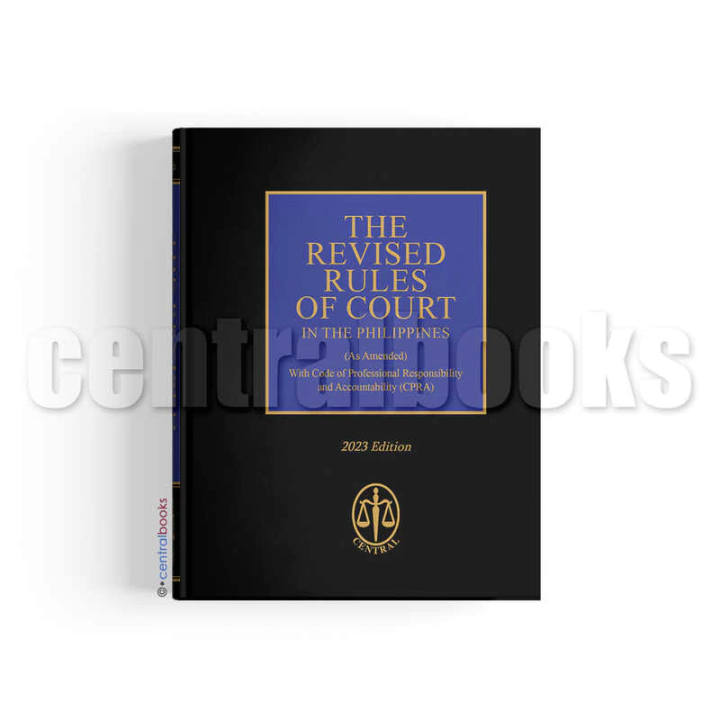 The Revised Rules of Court in the Philippines with CPRA [Codal] (2023 ...