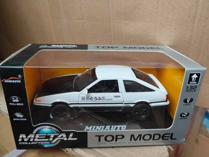 DIECAST MOBIL MINIAUTO INITIAL D AE86 TRUENO SKALA 1:28 | Lazada Indonesia