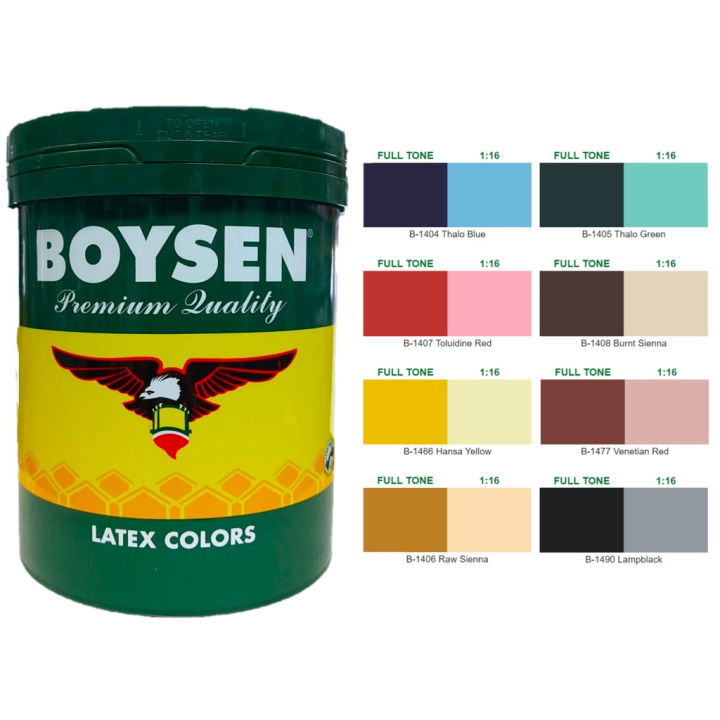 Boysen Latex Colors Paint (Available in Different Colors) - 1L | Lazada PH