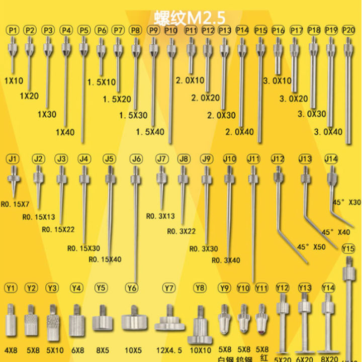 M2.5 Dial Indicator Contact Point Dial Gauge Stylus Micrometer Head ...