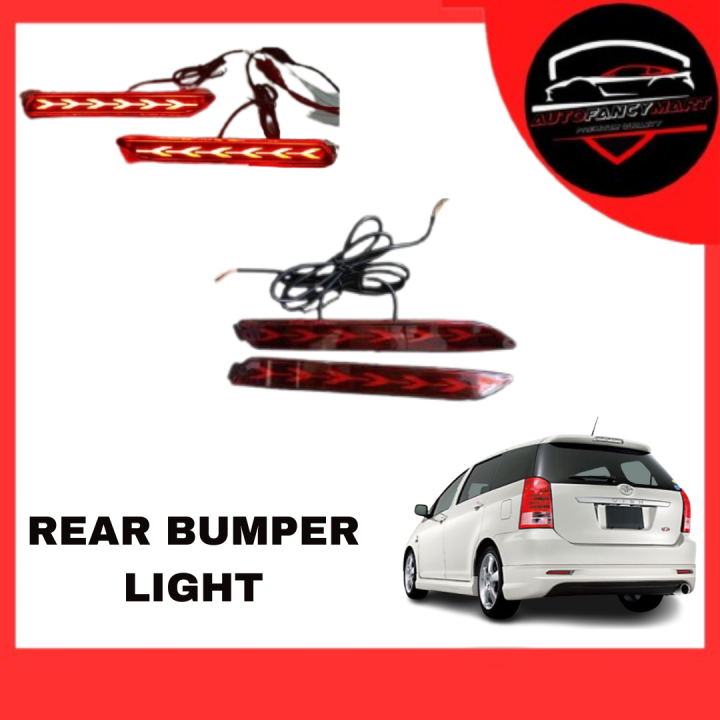 TOYOTA WISH 2003-2008 REAR BUMPER LIGHT REFLECTOR LAMP | Lazada