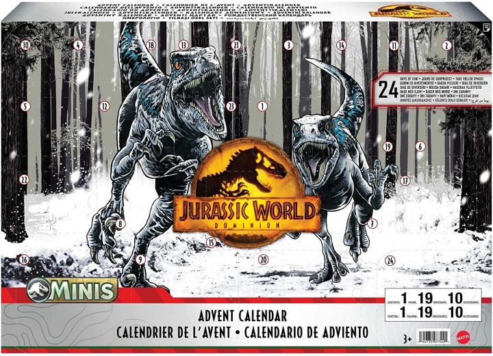 Mattel Jurassic World Jurassic World Mini Dino Mini Dinosaur Set ...
