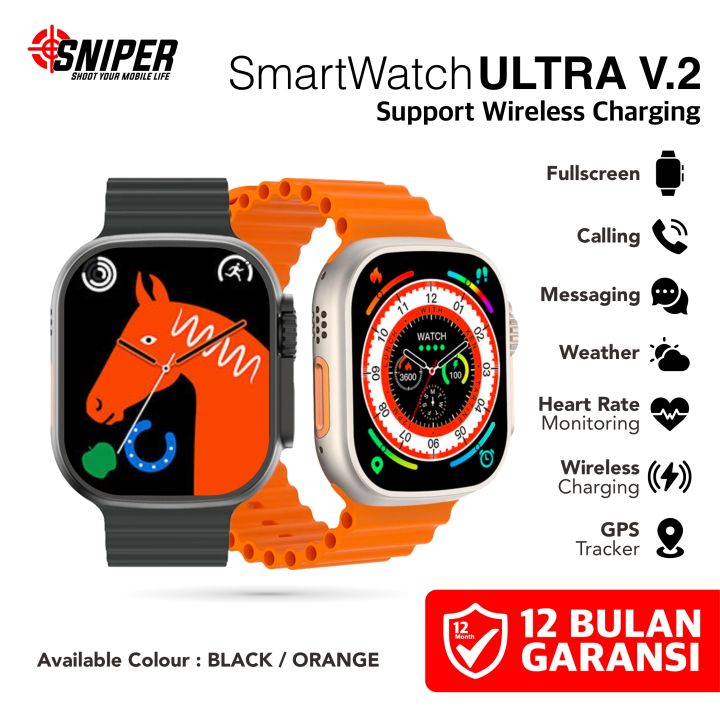 SNIPER SMARTWATCH SW8 ULTRA SERIES SUPPORT WIRELESS CHARGING | Lazada ...