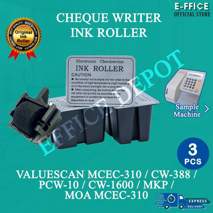 Effice Depot - CHEQUE WRITER INK ROLLER ~ VALUESCAN MCEC-310 / CW-388 ...