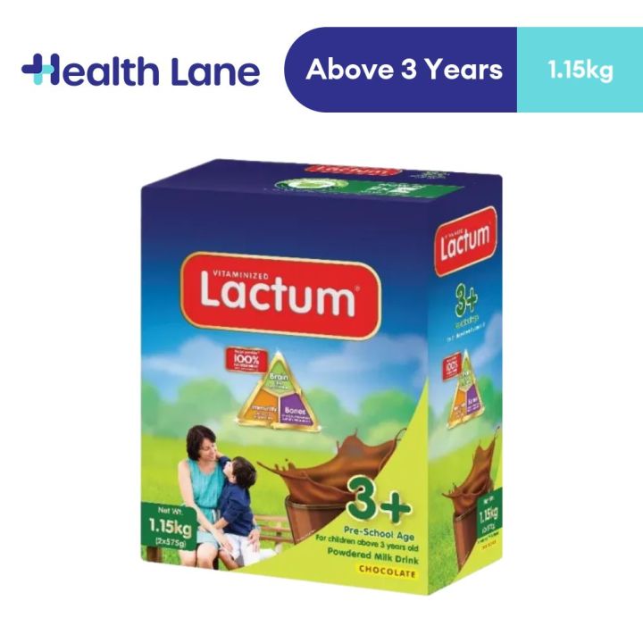 Lactum 3+ Chocolate 1.15kg Powdered Milk Drink for Children Above 3 ...