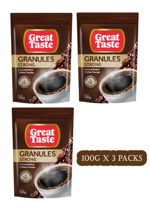 Great Taste Coffee Granules 100g x 3 PACKS | Lazada PH