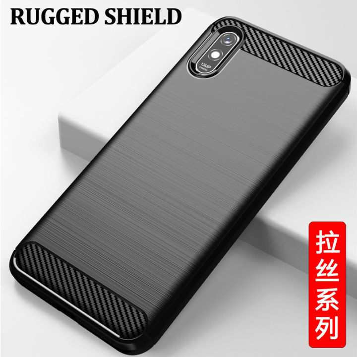 Xiaomi Redmi 9A Case Redmi9A 9A Carbon Fiber TPU Soft Silicone Back ...