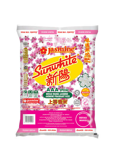 JASMINE SUNWHITE SPECIAL FRAGRANT RICE 5KG - 新阳香米 HALAL | Lazada