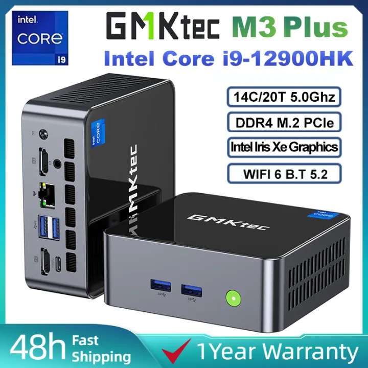【PH LOCAL SHIP】New Arrival GMK MINI PC Intel i9-12900HK M3 PLUS Win11 ...