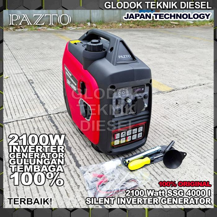 Genset Super Silent 2000 Watt Proquip Genset Silent Portable 2000 Watt 1800 W Bensin QRV 3000 IS ...