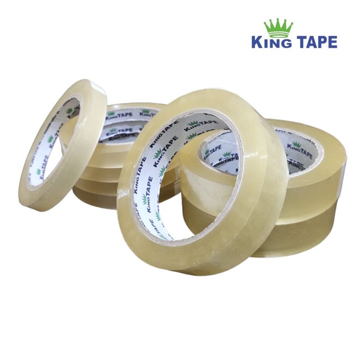 100 Meters Transparent Tape Stationery Tapes Clear 1/2, 3/4, 1" | Lazada PH