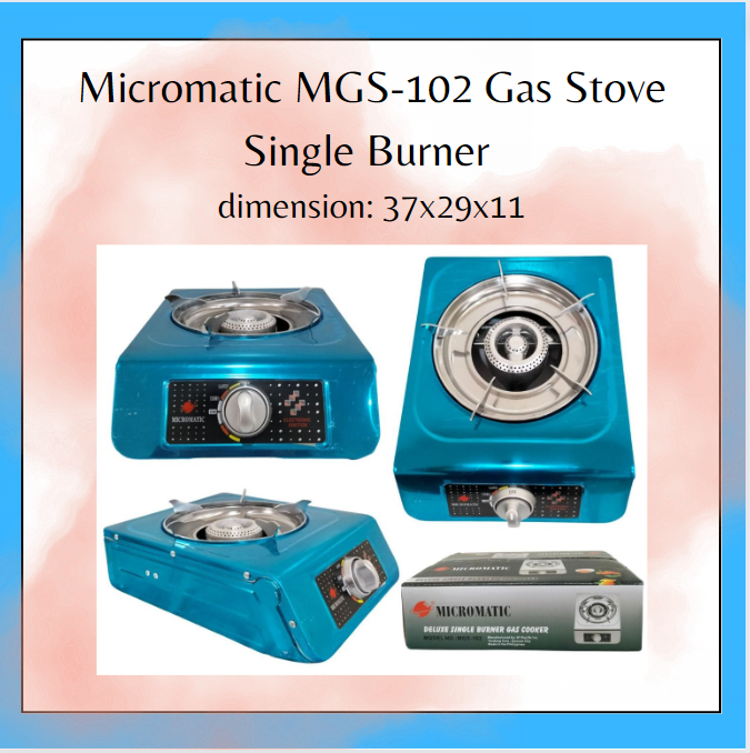 Micromatic MGS-102 Gas stove single burner | Lazada PH