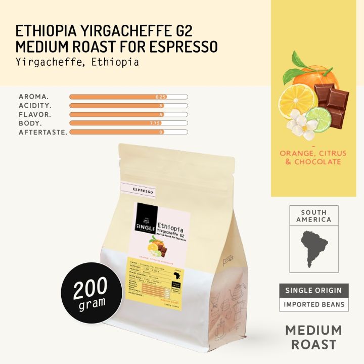 Ethiopia Yirgacheffe G2 (Medium Roast) | Lazada.co.th