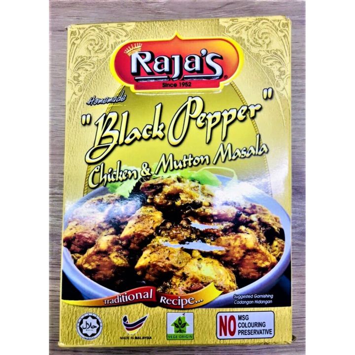 RAJA'S BLACK PEPPER 70g | Lazada
