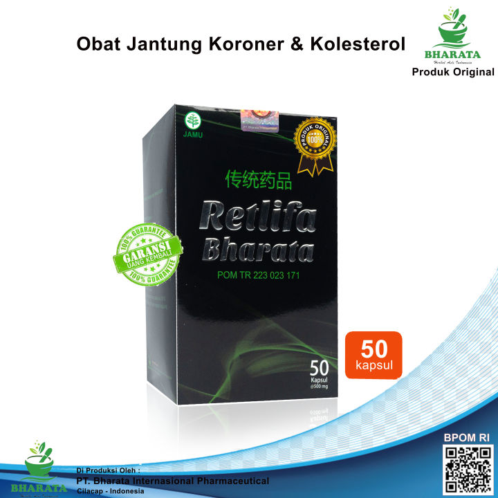 Retlifa Bharata Obat Jantung Herbal Obat Sakit dan Nyeri Dada | Lazada ...