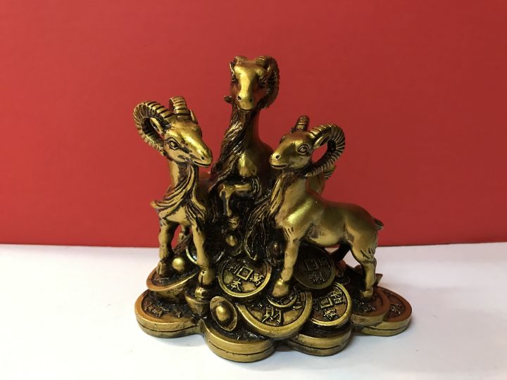 Feng Shui San Yang Kaitai Goat Sheep 三羊开泰 | Lazada