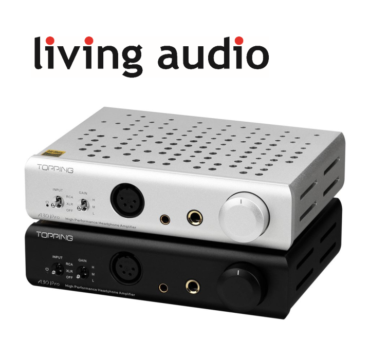 TOPPING A30Pro Headphone Amplifier 4 pin XLR / 4.4mm / 6.35mm Output ...