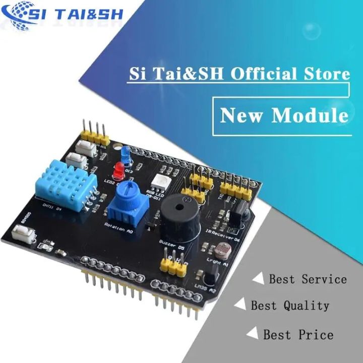 DHT11 LM35 Temperature Humidity Sensor Multifunction Expansion Board ...