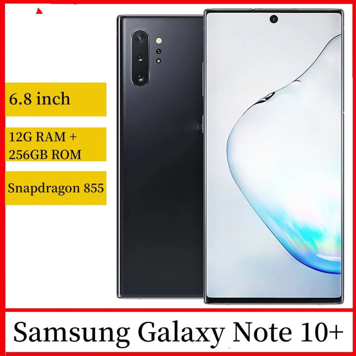 Samsung Galaxy Note 10 Plus N975U1 Note10+ N975F 256GB ROM 12GB RAM Octa Core 6.8" Snapdragon ...