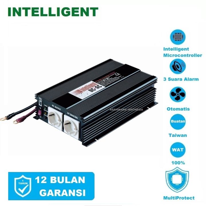 Intelligent DC to AC Power Inverter DC to AC SP-1500W Real Capacity Made in Taiwan | Lazada ...