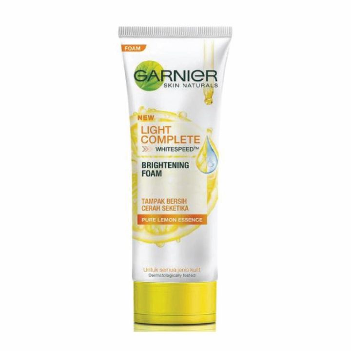 Facial foam garnier Bright complete brightening face wash 100 ml ...