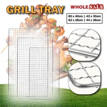 Jaring BBQ Stainless Steel BBQ Barbecue Grill Net BBQ Jaring Besi BBQ ...