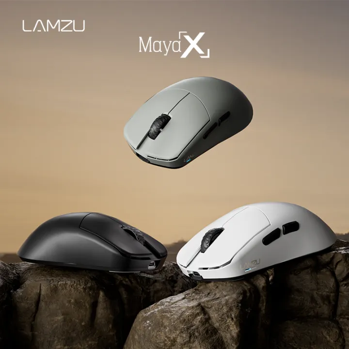 LAMZU MAYA X Gaming Mouse (8K Dongle Included, Web Driver Compatible ...