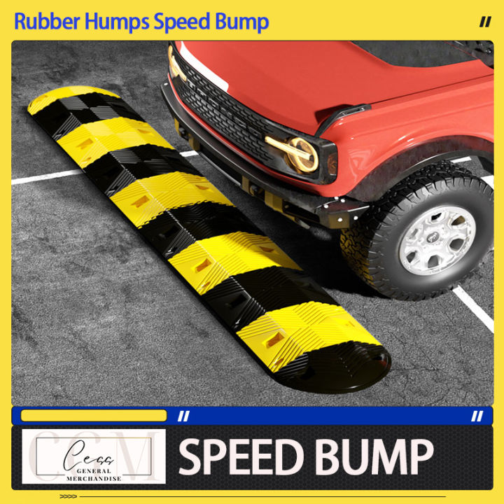 Heavy Duty Speed Bumps Wide Buffer Slope Cushion Flexible Modular Speed Humps for Indoor and ...