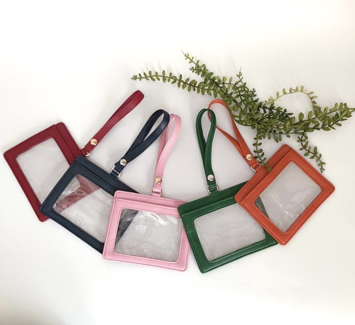 Bus pass case/ ID card case/Big window/for sriracha | Lazada.co.th